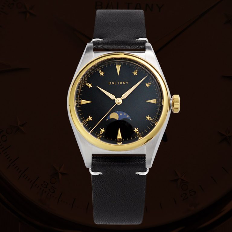 Retro Quartz Moonphase Watch - Baltany UK