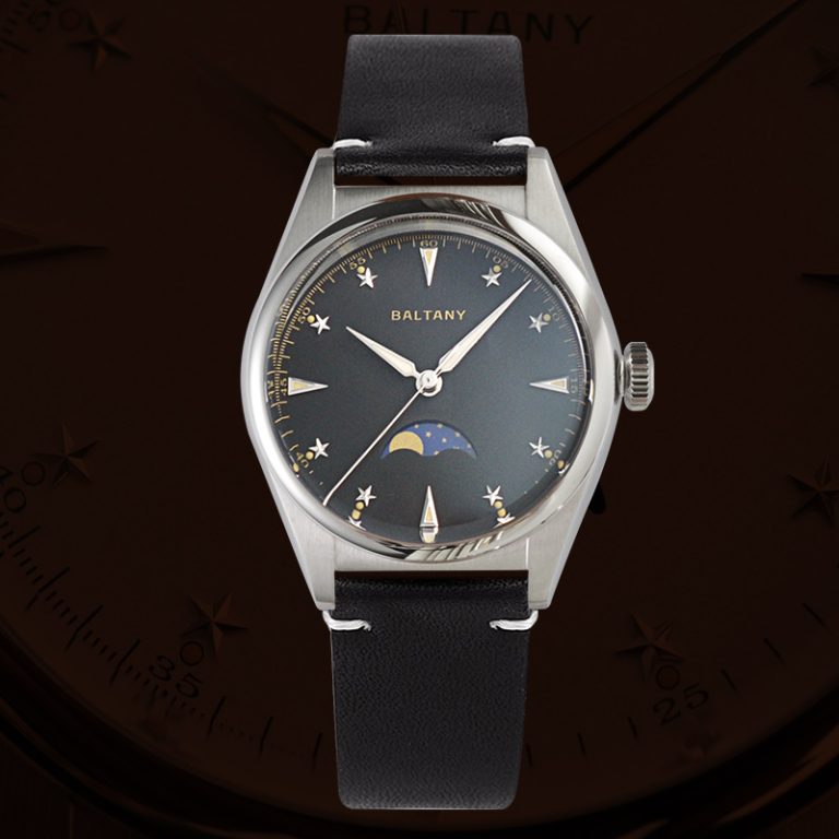 Retro Quartz Moonphase Watch - Baltany UK